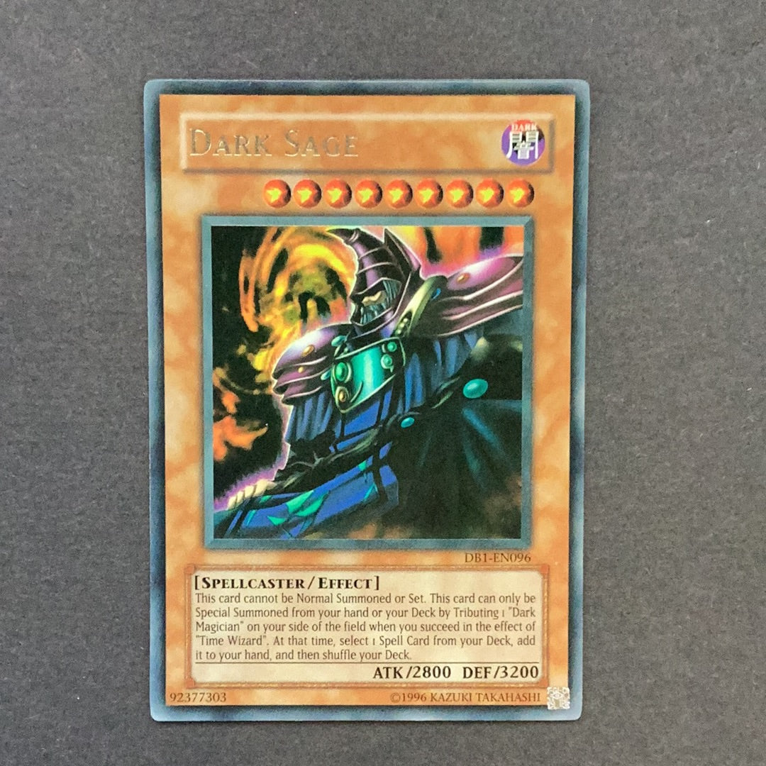 Yu-Gi-Oh Dark Beginning 1 - Dark Sage - DB1-EN096 - As New Ultra Rare ...